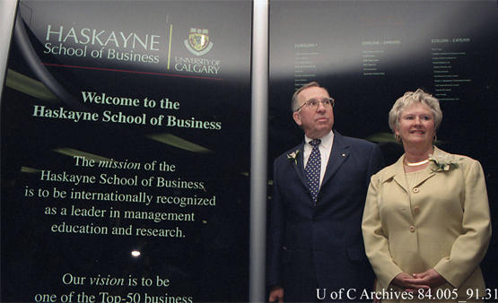History - About | Haskayne School of Business | University of Calgary
