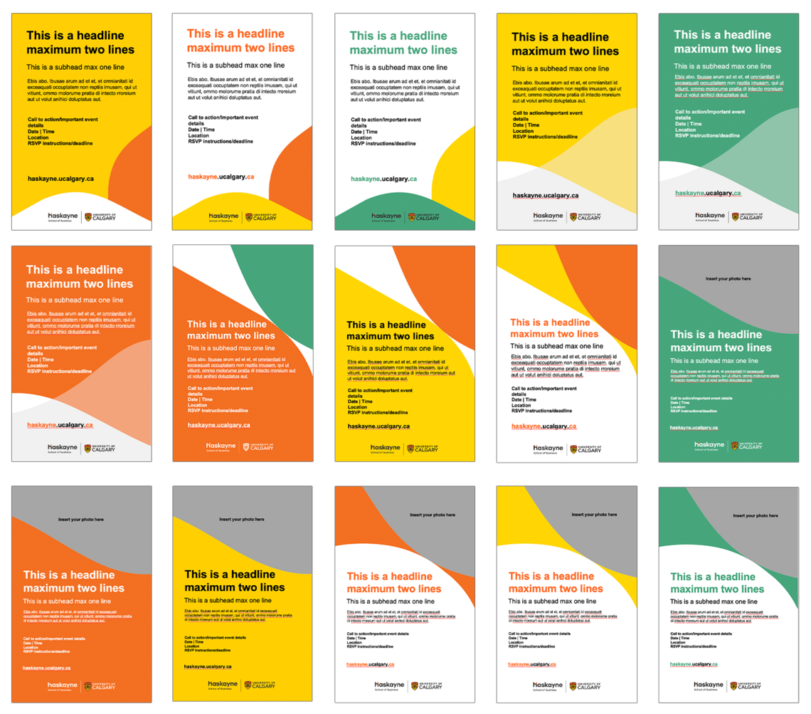 Templates For Self printing Haskayne School Of Business University Templates For Self printing Haskayne School Of Business University