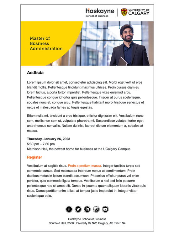 Digital templates | Brand | Haskayne School of Business | University of ...